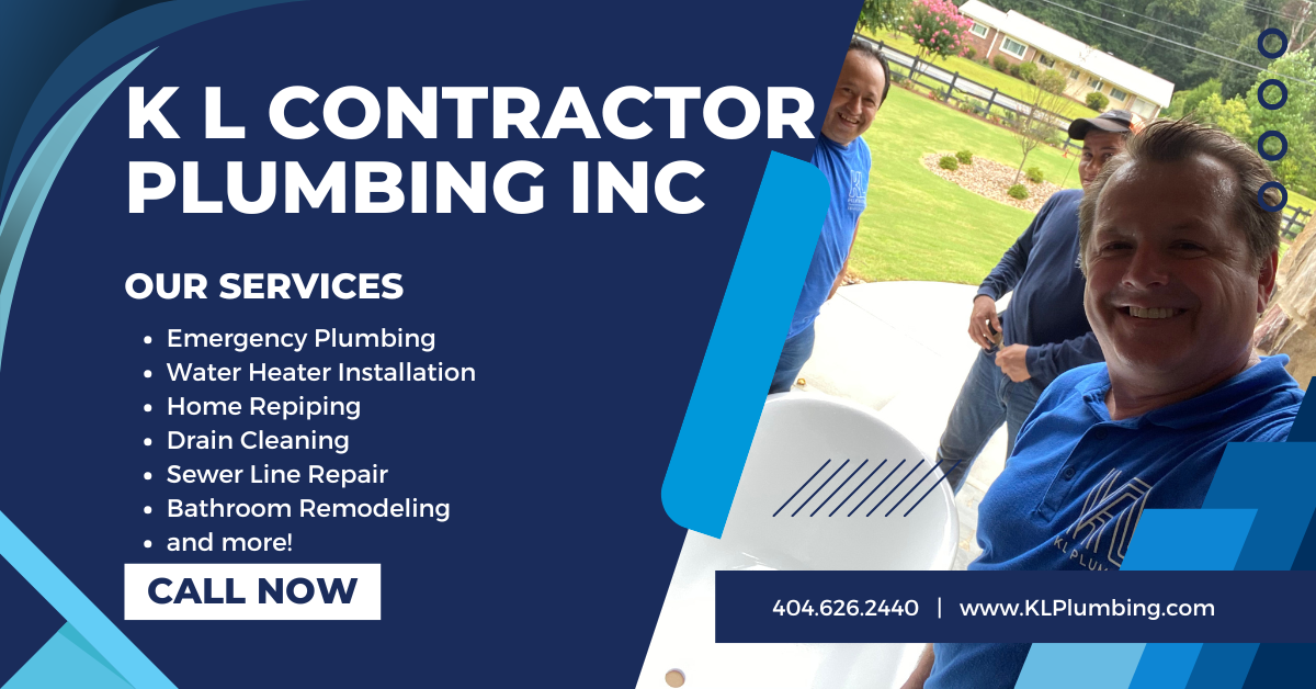 Plumbing Services Marietta, GA - K L Contractor Plumbing Inc